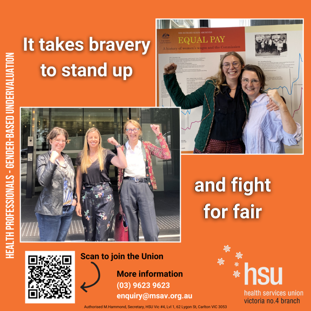 Health Professionals and Gender-based Undervaluation - MSAV VPA AHP HSU